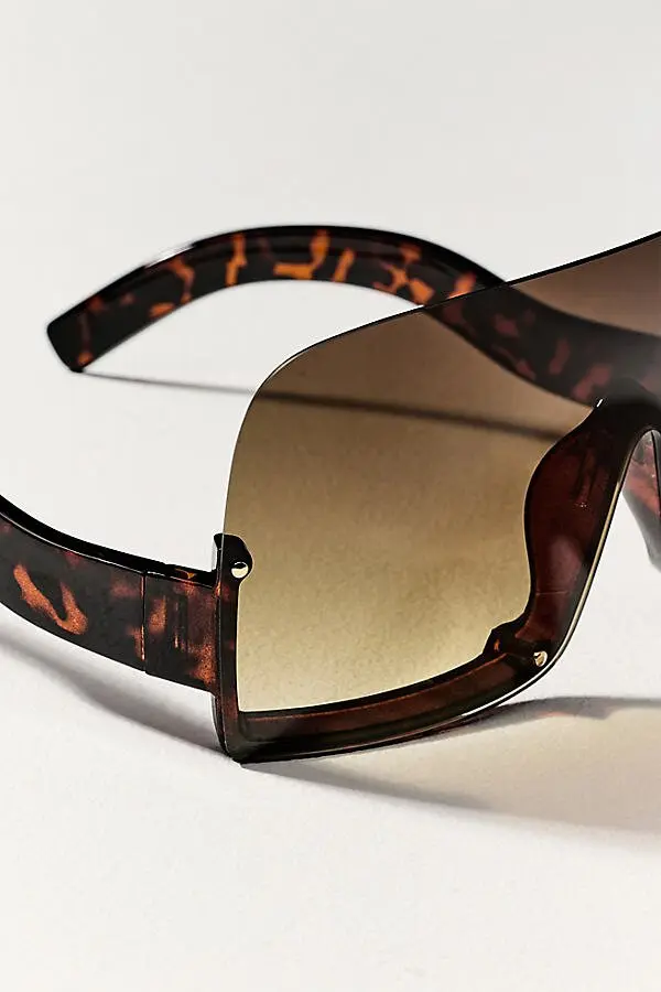Anthropologie Wraparound Shield Sunglasses