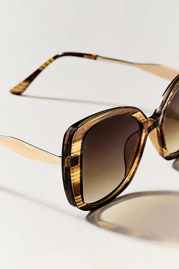 Anthropologie Oversized Square Sunglasses