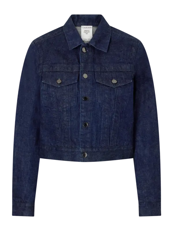 Calvin Klein Lynette Wool-blend Denim Jacket - Blue