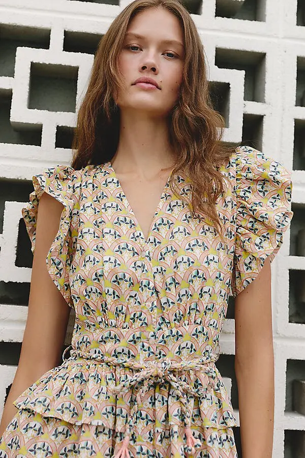 RO'S GARDEN Printed Cotton Dress