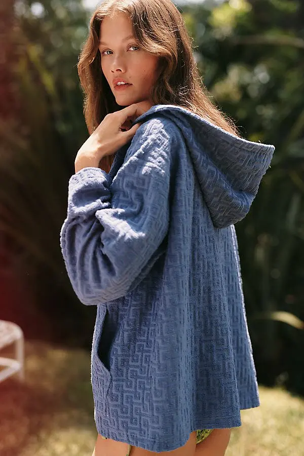 CELANDINE Terry Hoodie - Marlin