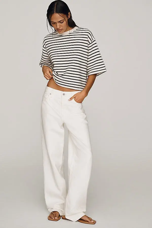 Ag Billie Low-slung Vintage Straight-leg Jeans
