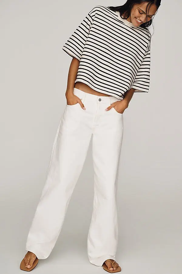 Ag Billie Low-slung Vintage Straight-leg Jeans