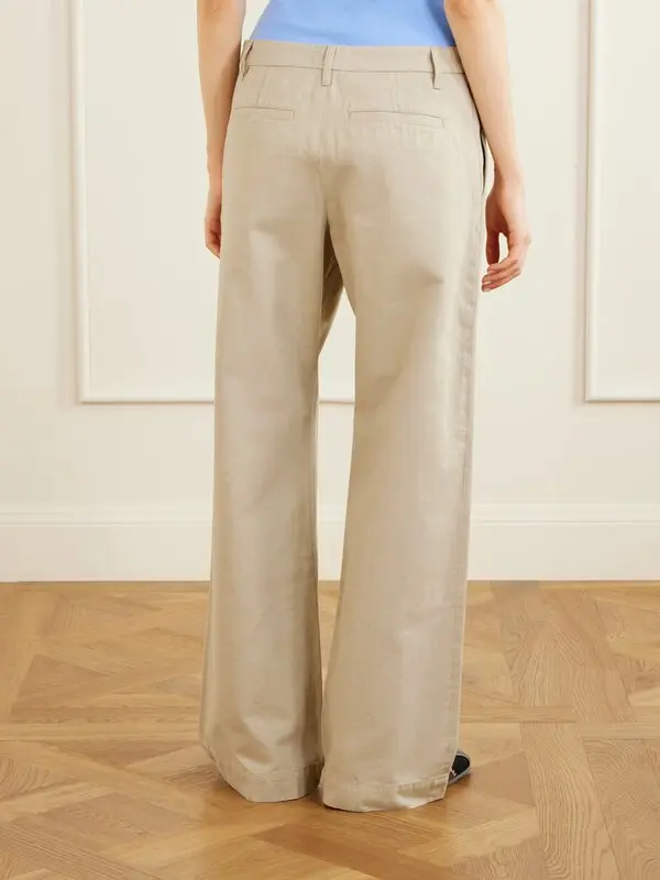 Still Here Cotton Wide-leg Pants