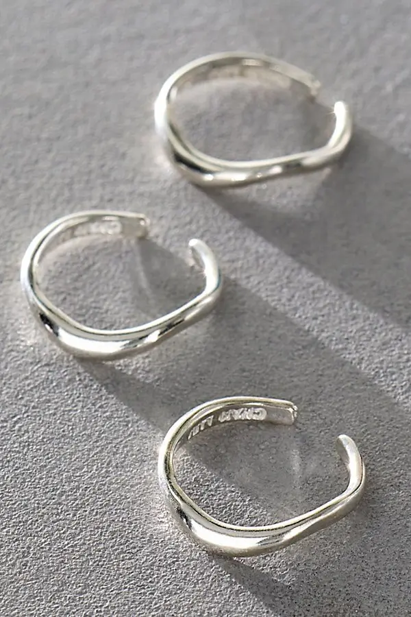 Chan Luu Ripple Toe Ring Set