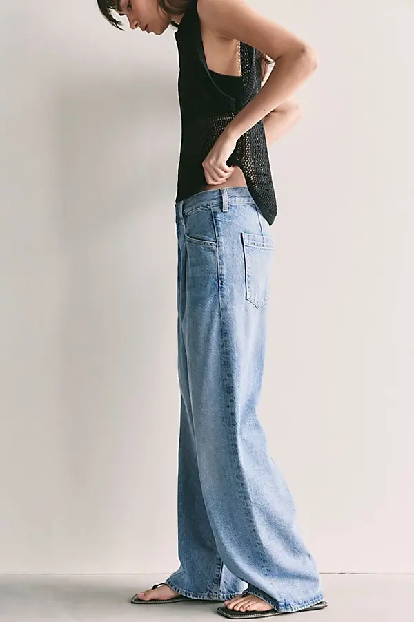 Citizens Of Humanity Velha Pleated Trouser Jeans