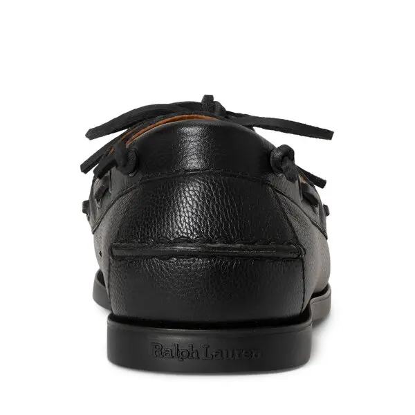 Ralph Lauren Merton Tumbled Leather Boat Shoe