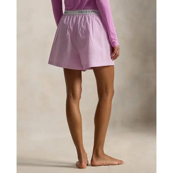 Ralph Lauren Polo Striped Cotton Boxer - White/violet