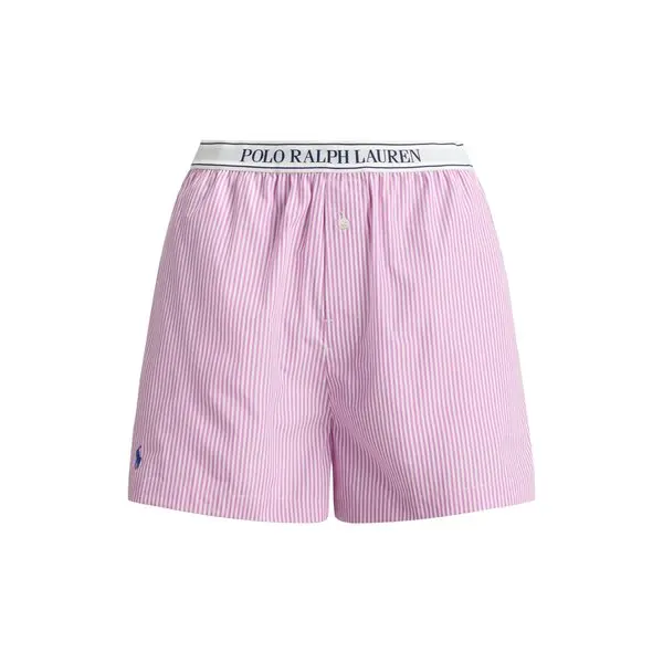 Ralph Lauren Polo Striped Cotton Boxer - White/violet