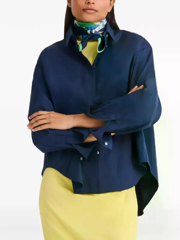 Longchamp Porte-bonheur Scarf - Blue