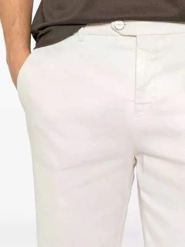 Kiton Logo-patch Straight-leg Trousers