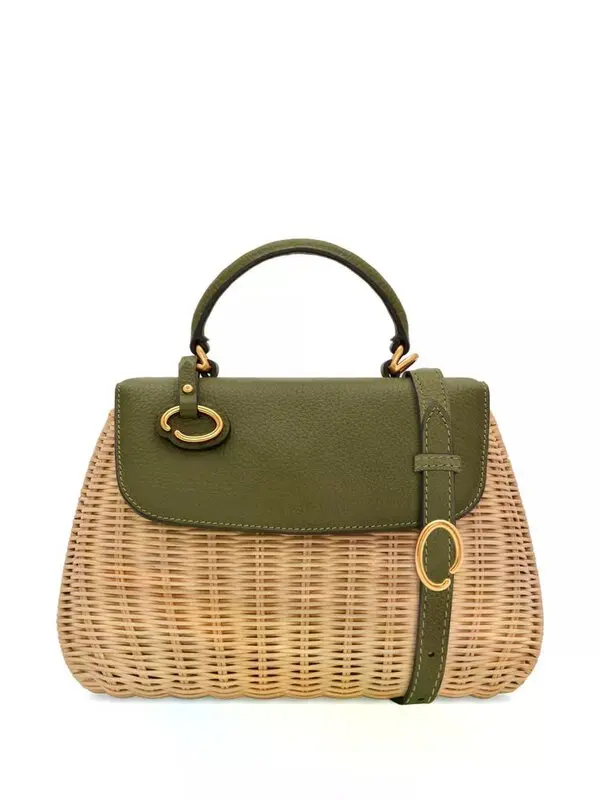 Oscar De La Renta Mini Poppy Tote Bag - Neutrals