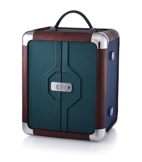 THE MARTHA, BY BACCARAT Leather-oak Louxor Octogonetrunk