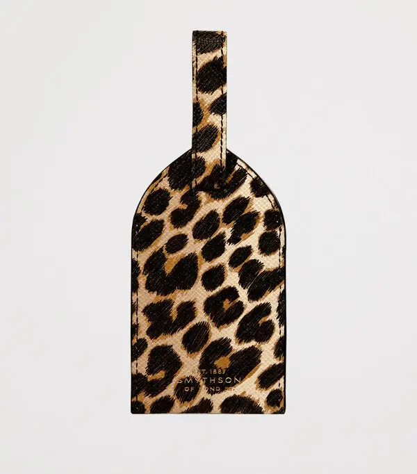 Smythson Panama Collection Luggage Tag