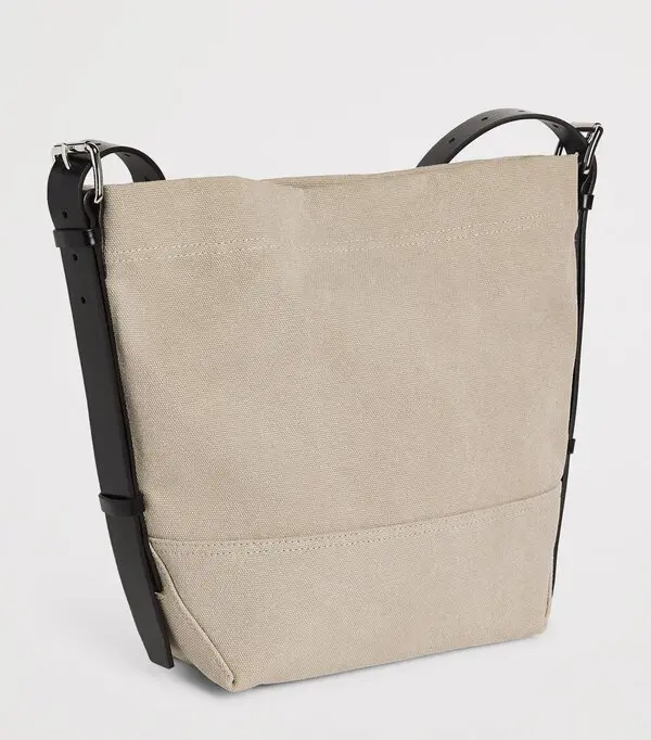 LEMAIRE Small Canvas Belted Tote Bag