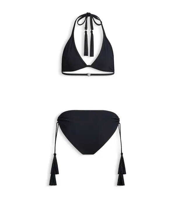 Alaïa Tasseled Triangle Bikini