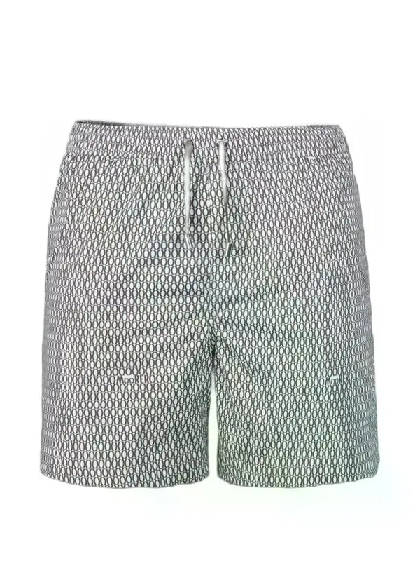 MOORER Geometric Print Swim Shorts