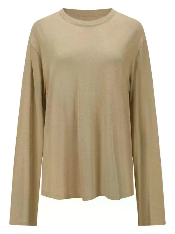 INTO THE EAST Sheer Knit Top