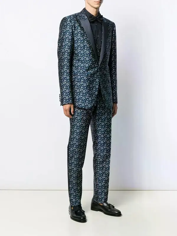 Dolce & Gabbana Star Jacquard Suit