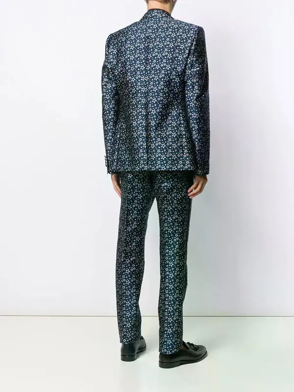 Dolce & Gabbana Star Jacquard Suit