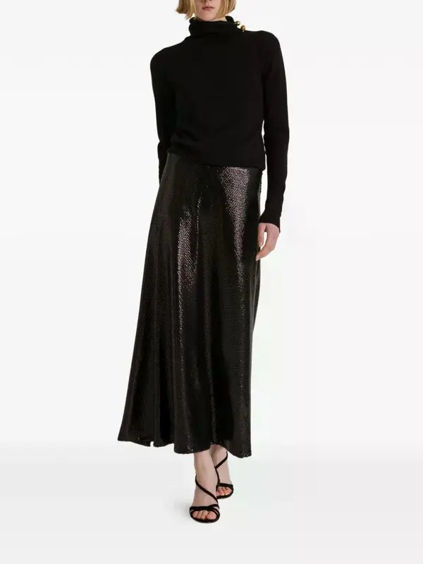 Alberta Ferretti Embellished Roll-neck Sweater