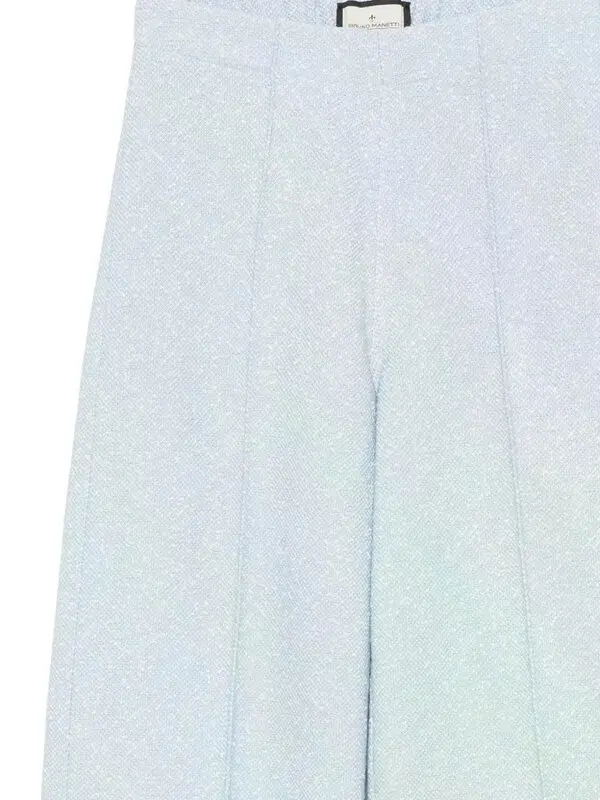 Bruno Manetti High-waisted Pintuck Detail Trousers