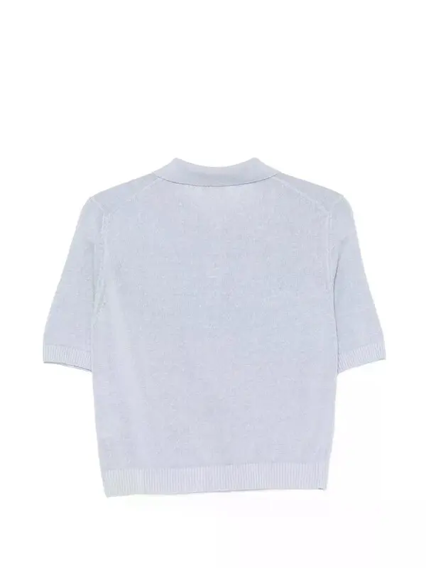 Bruno Manetti Knitted Polo Collar Cardigan