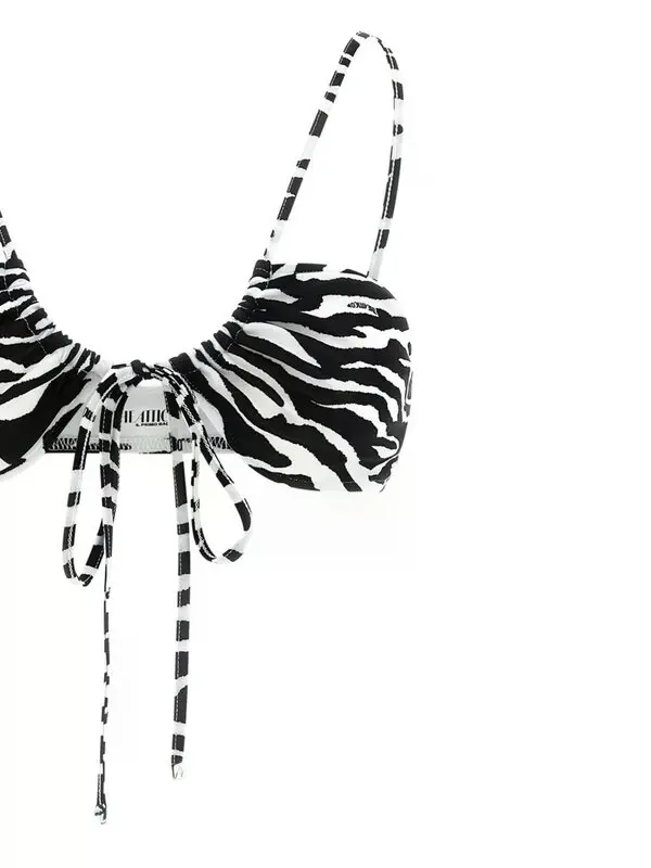 Attico Animal-print Bikini Set