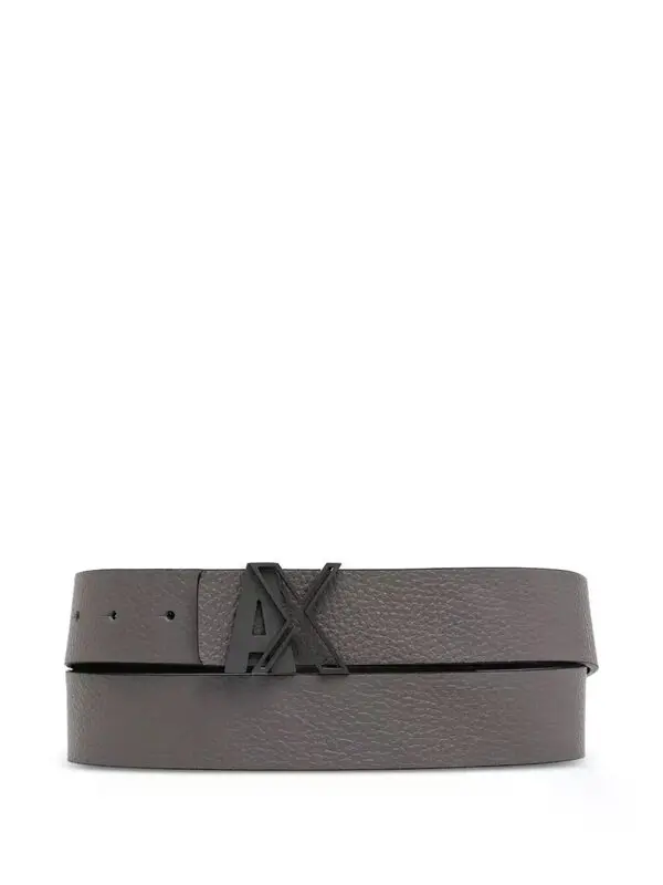 Armani Exchange Logo Buckle Belt