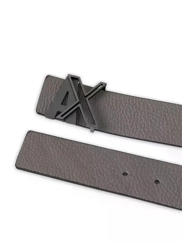 Armani Exchange Logo Buckle Belt