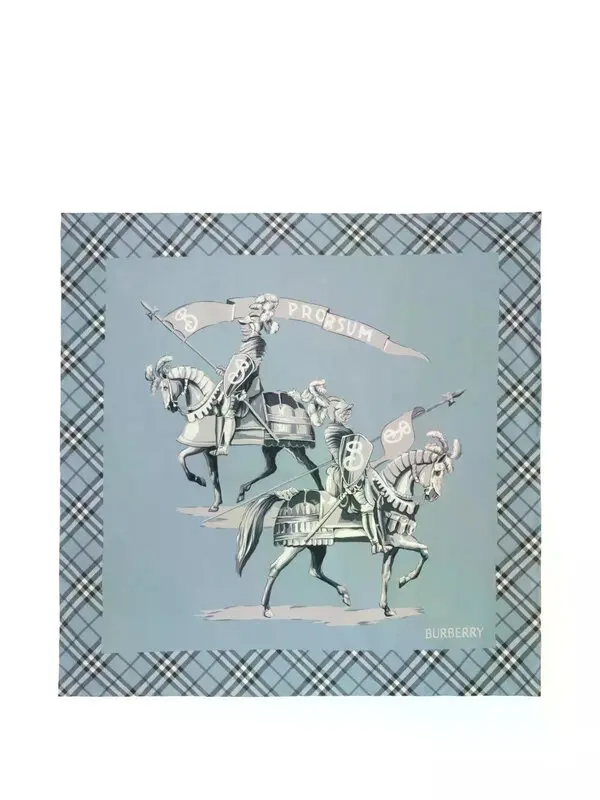 Burberry Archive Knight Silk Scarf