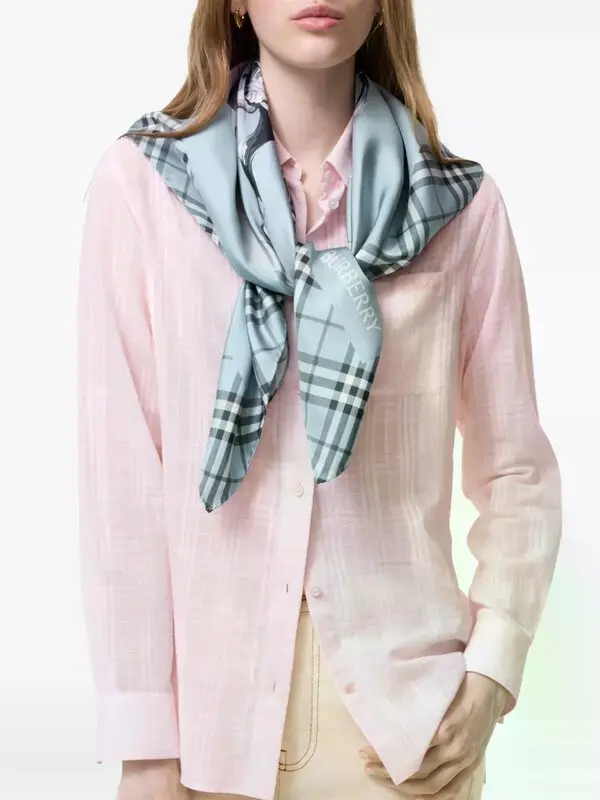Burberry Archive Knight Silk Scarf