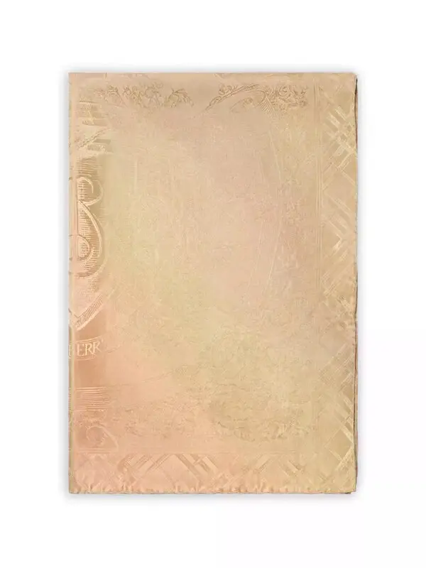 Burberry Floral Crest Silk Scarf - Neutrals