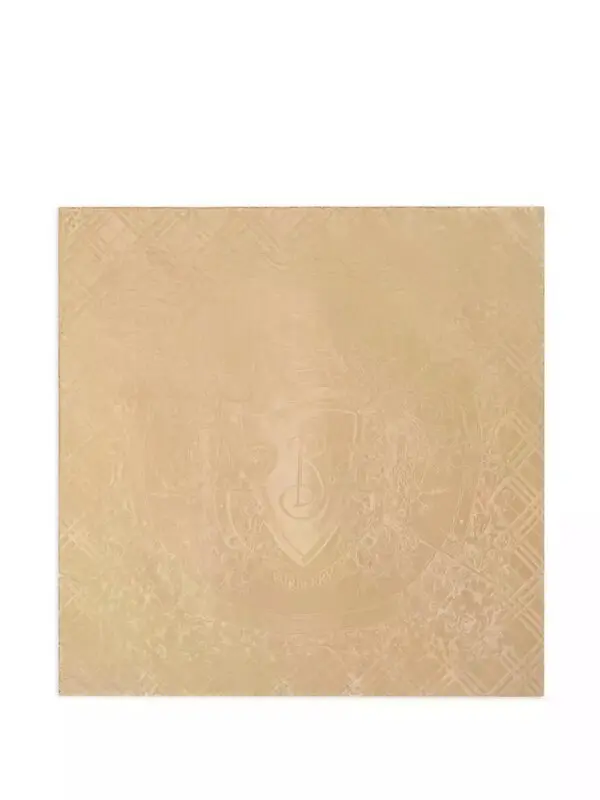 Burberry Floral Crest Silk Scarf