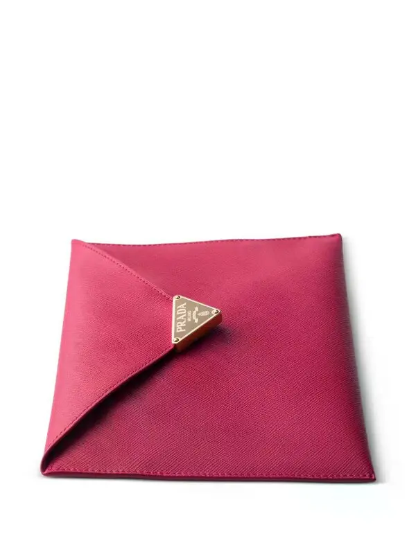 Prada Saffiano Leather Envelope Clutch