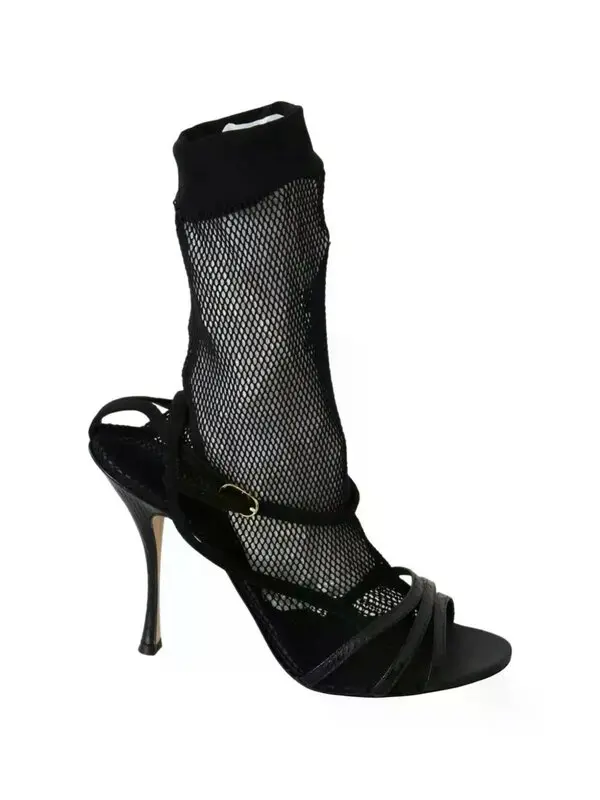 Dolce & Gabbana Mesh-overlay Buckle-fastening Sandals
