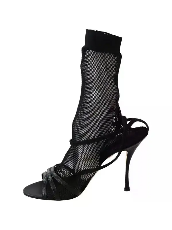 Dolce & Gabbana Mesh-overlay Buckle-fastening Sandals