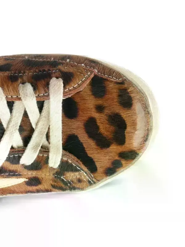 GOLDEN GOOSE Super-star Leopard Print Sneakers