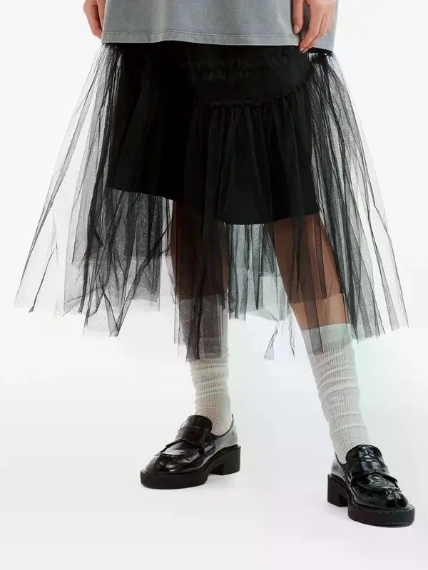 B+AB Ruffled Midi Skirt