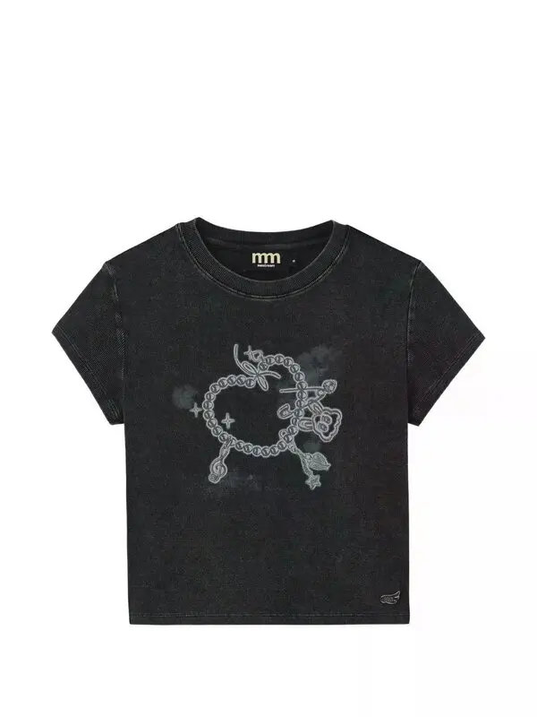 MINI CREAM Graphic Print T-shirt - Grey