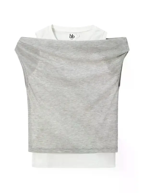 B+AB Layered Off-shoulder Tank Top