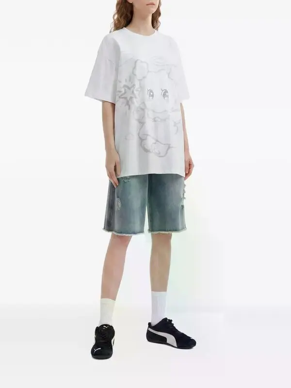 MINI CREAM Graphic Print T-shirt - White