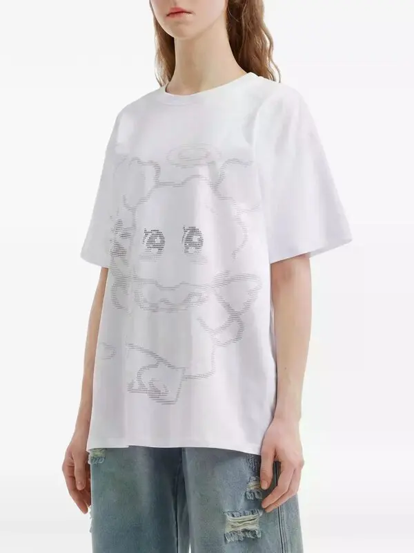 MINI CREAM Graphic Print T-shirt - White