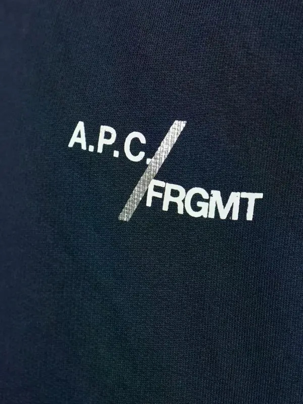 A.p.c. X Fragment Logo Hoodie