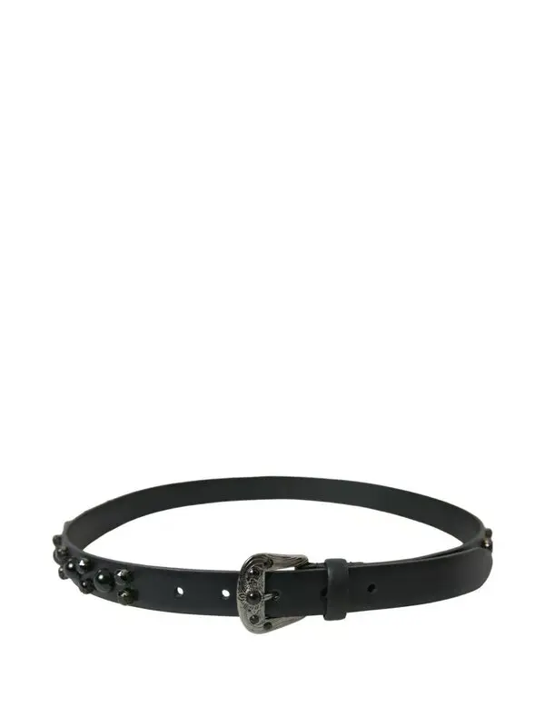 Dolce & Gabbana Embellished Leather Belt