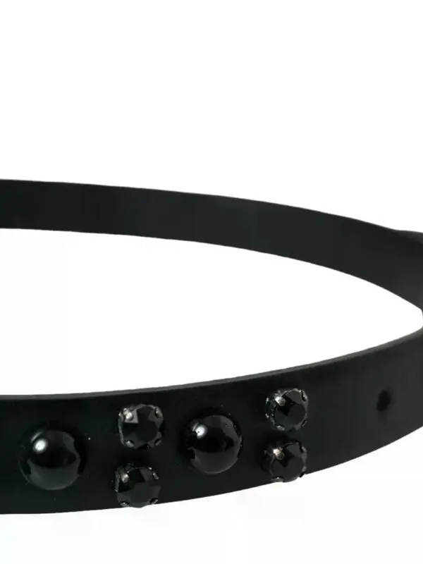 Dolce & Gabbana Embellished Leather Belt