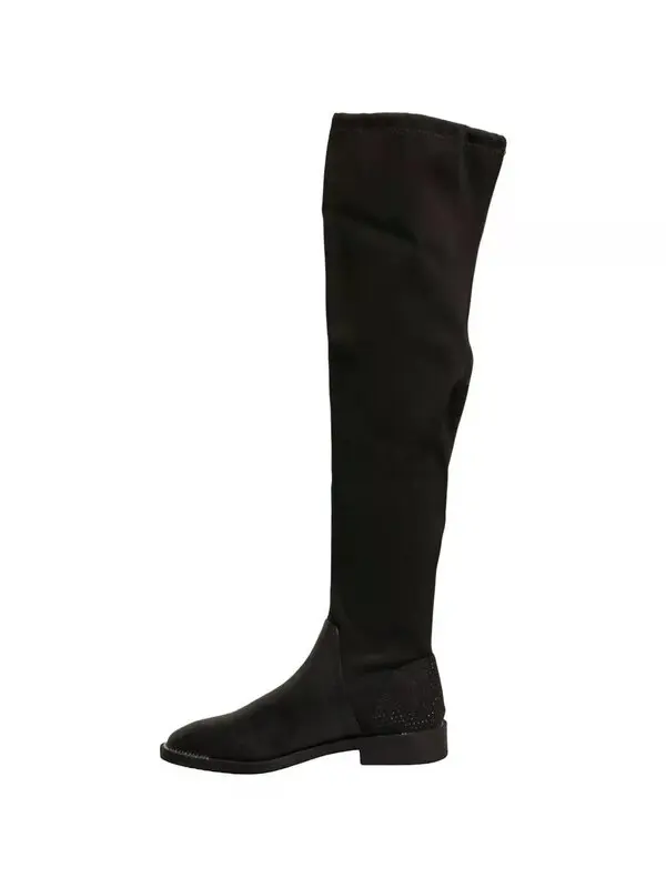 MY TWIN Rhinestone-embellished Over-the-knee Boots