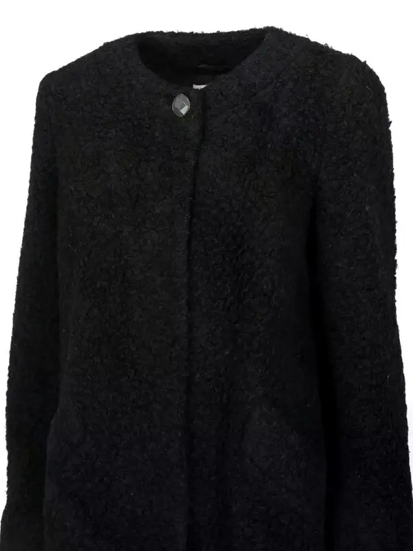ELENA MIRÒ Textured Single-button Coat