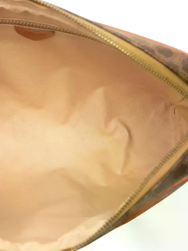 Celine Macadam Coated Canvas Clutch Bag
