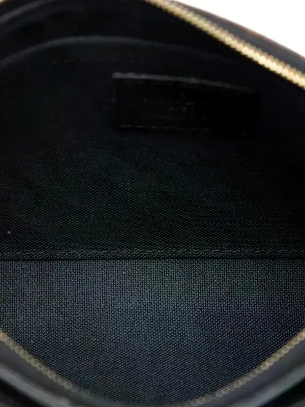 LOUIS VUITTON Monogram Pallas Clutch Satchel - Black